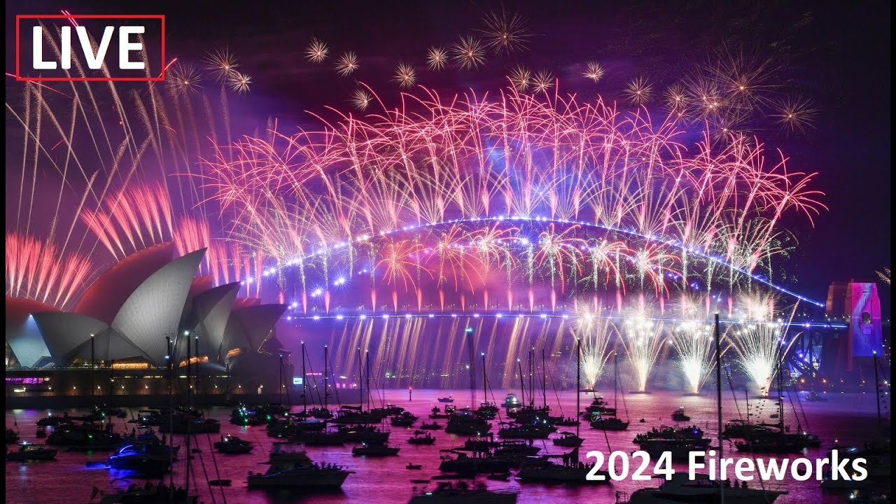 🔴LIVE: New Years Fireworks Around the World 🎆 Happy New Year 2025 🎉 New ...