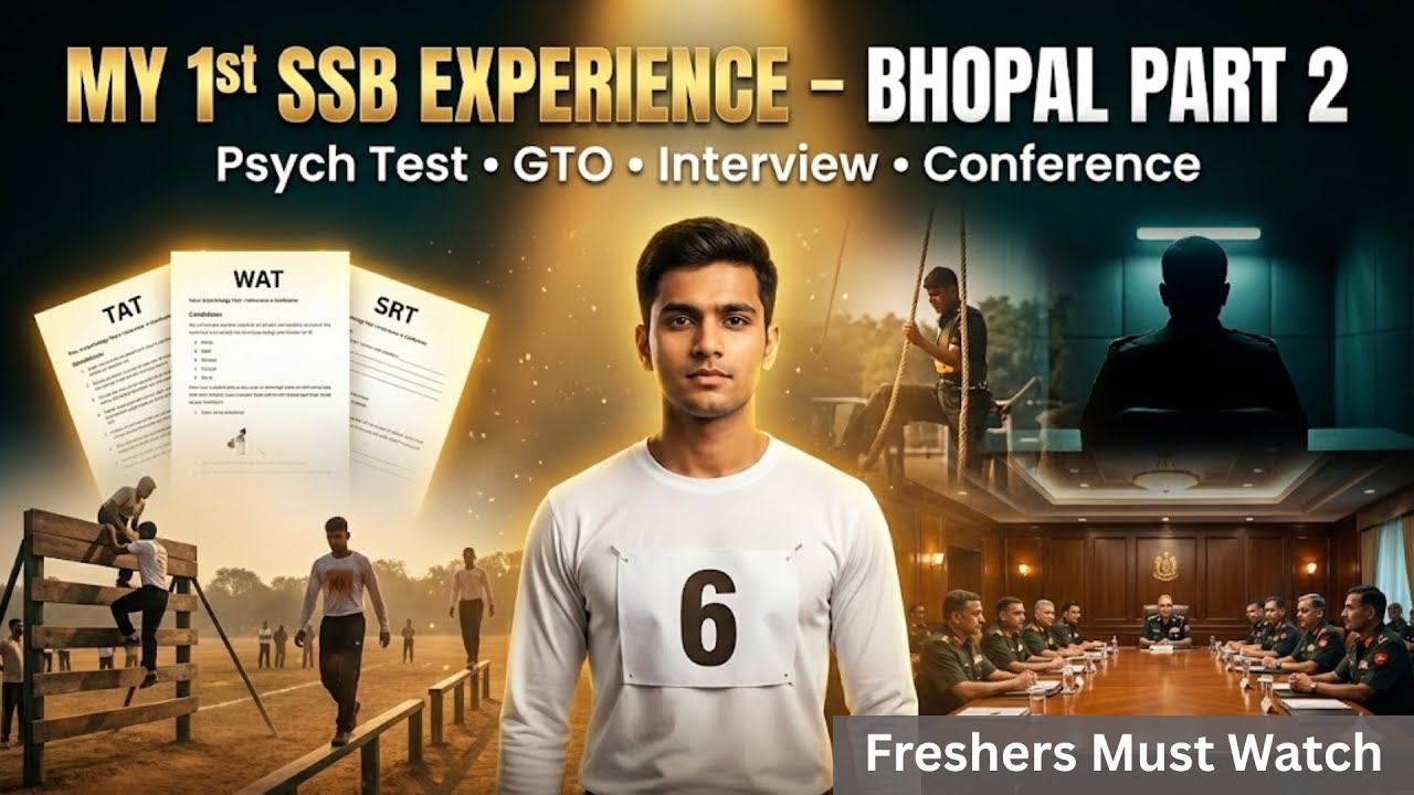 My 1st SSB Interview Experience at SSB Bhopal Part 2 | UPSC NDA CDS SSB ...
