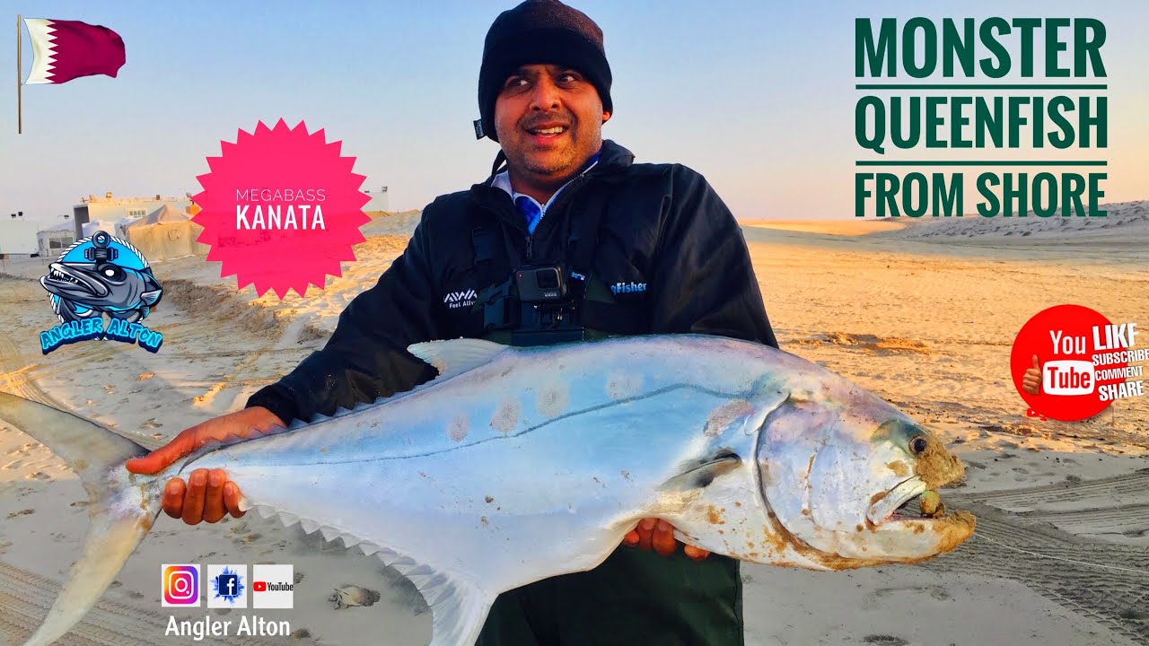 Big Queenfish - Fishing In Qatar 🇶🇦 Inland Sea - YouTube