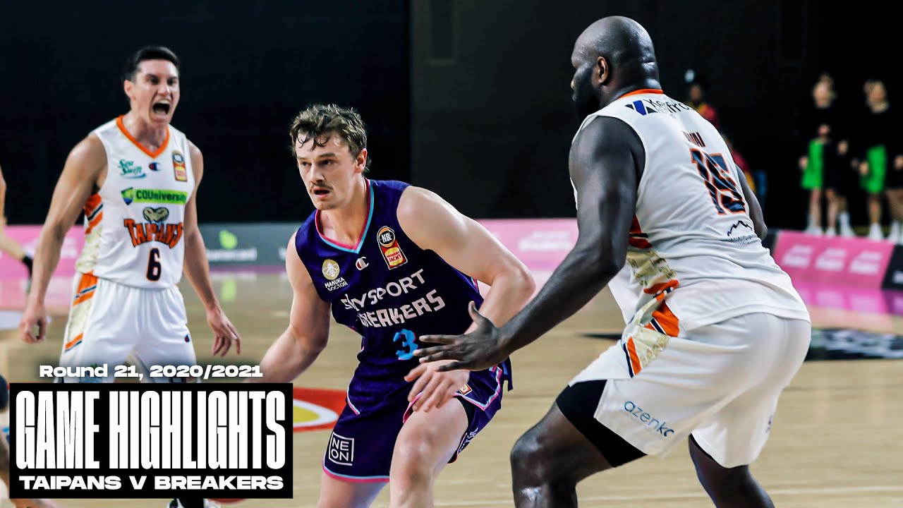 Cairns Taipans v New Zealand Breakers NBL highlights (Round 21, 2020/ ...