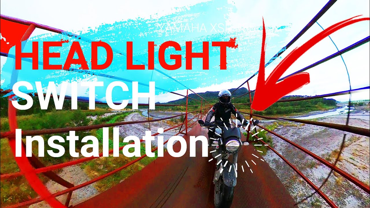 Yamaha XSR 155: Headlight Switch Installation - YouTube