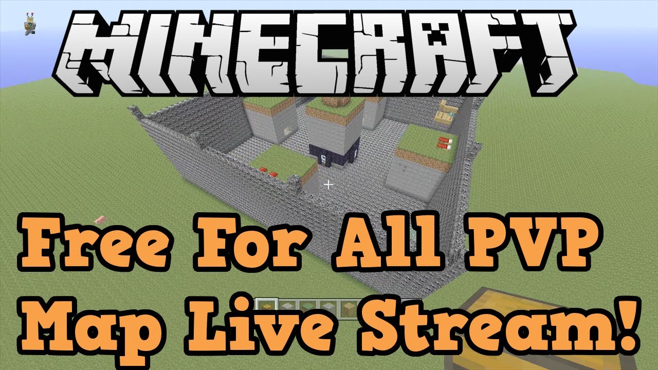 Minecraft Xbox 360 Free For All Map Live Stream - YouTube