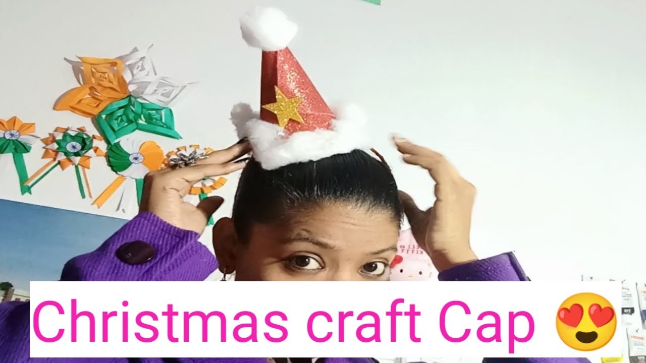 Christmas Craft Cap|| Christmas Craft|| #christmas #craft - YouTube