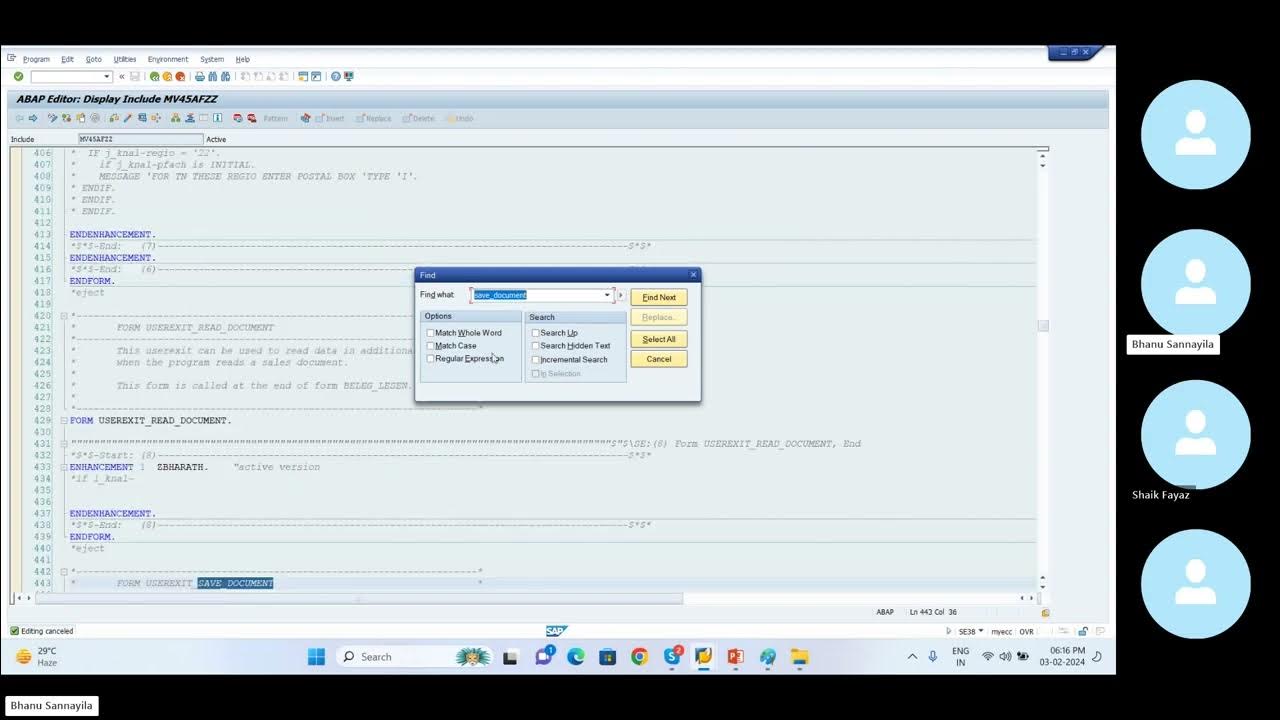 2. SAP Enhancements User Exits2 | SAP ABAP Realtime Scenario | SAP ABAP For Freshers - YouTube