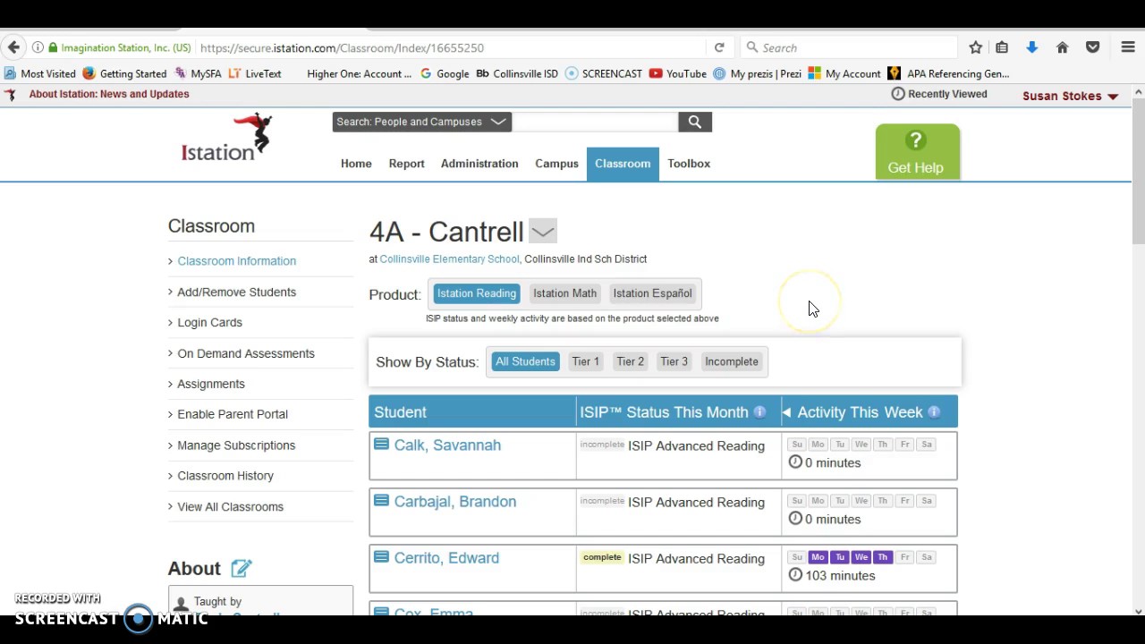 Istation Reading - Basic Tutorial - YouTube
