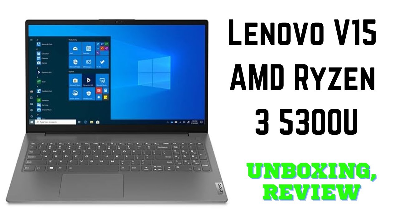 Lenovo V15 AMD Ryzen 3 5300U 15.6" (39.62cm) -- 8GB/512GB SSD ...