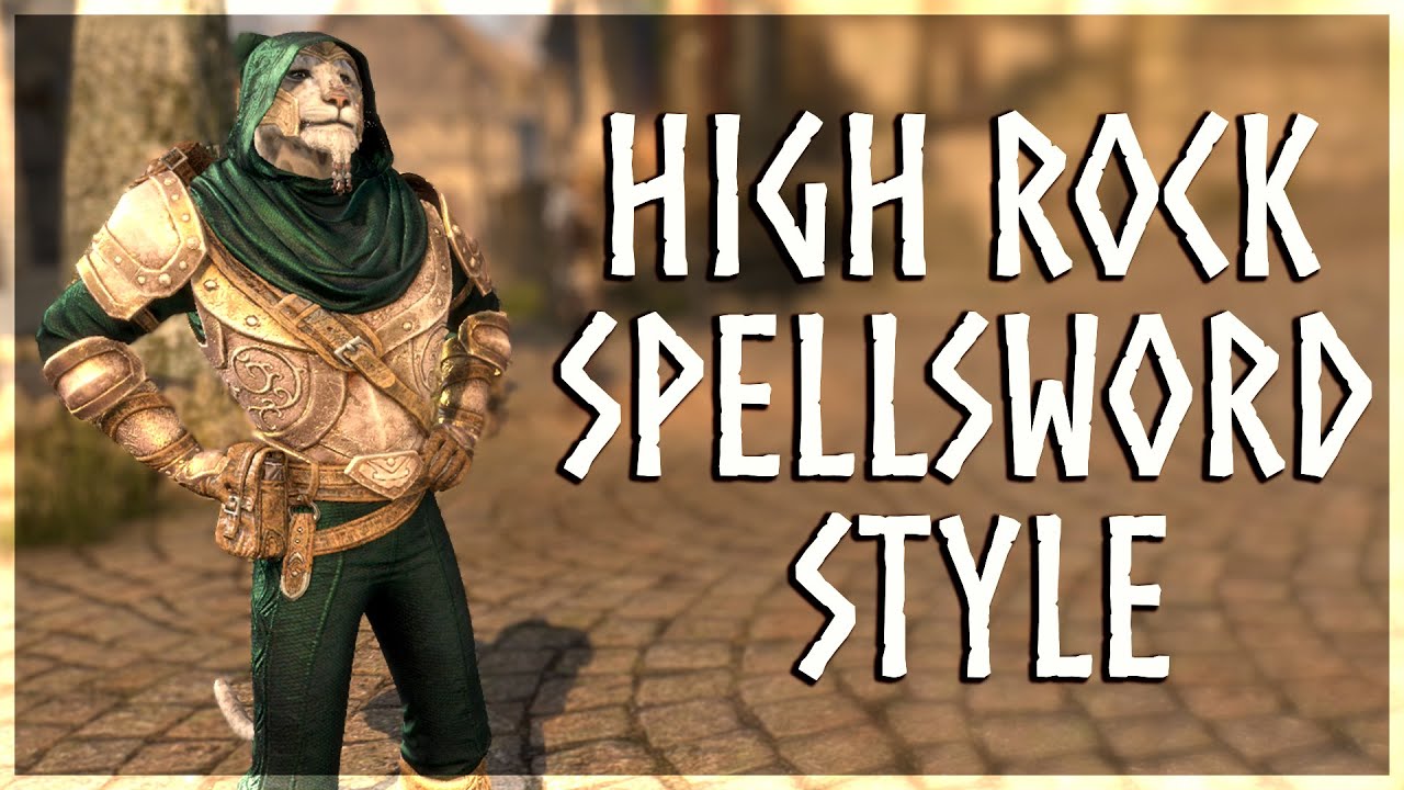ESO High Rock Spellsword Style - YouTube