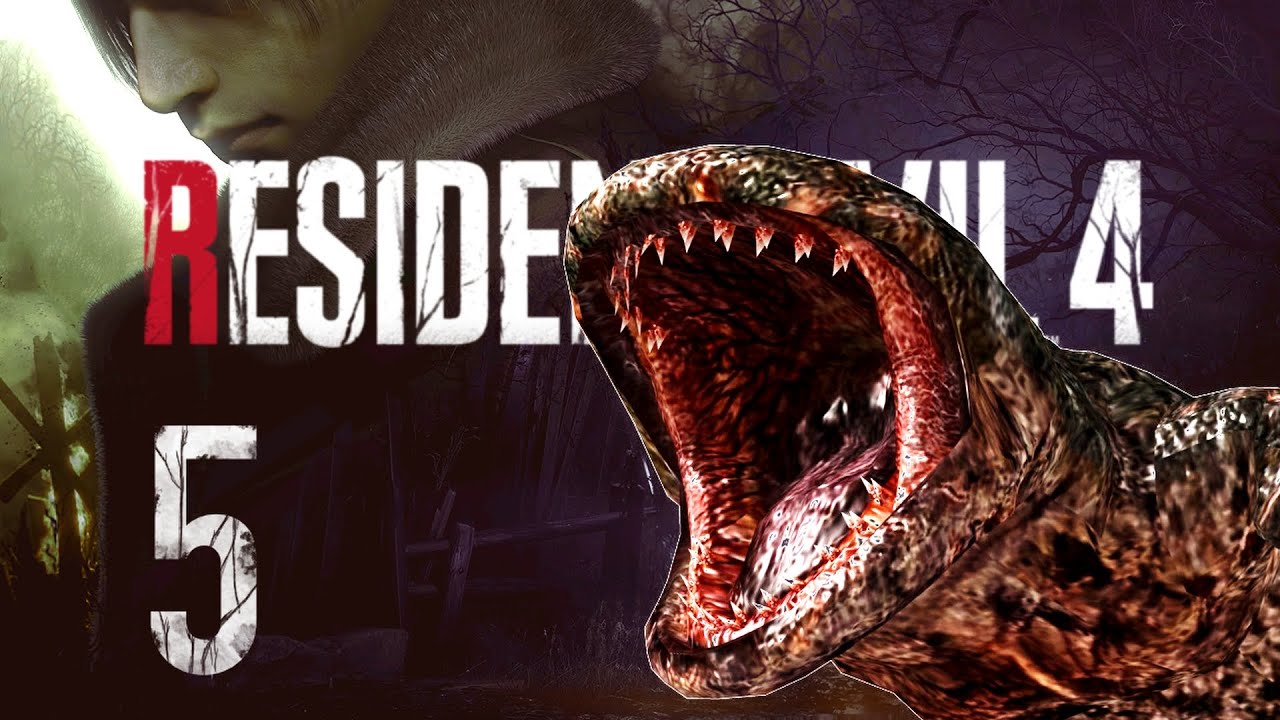 SAVAGE SALAMANDER! Resident Evil 4 Remake (5) - YouTube