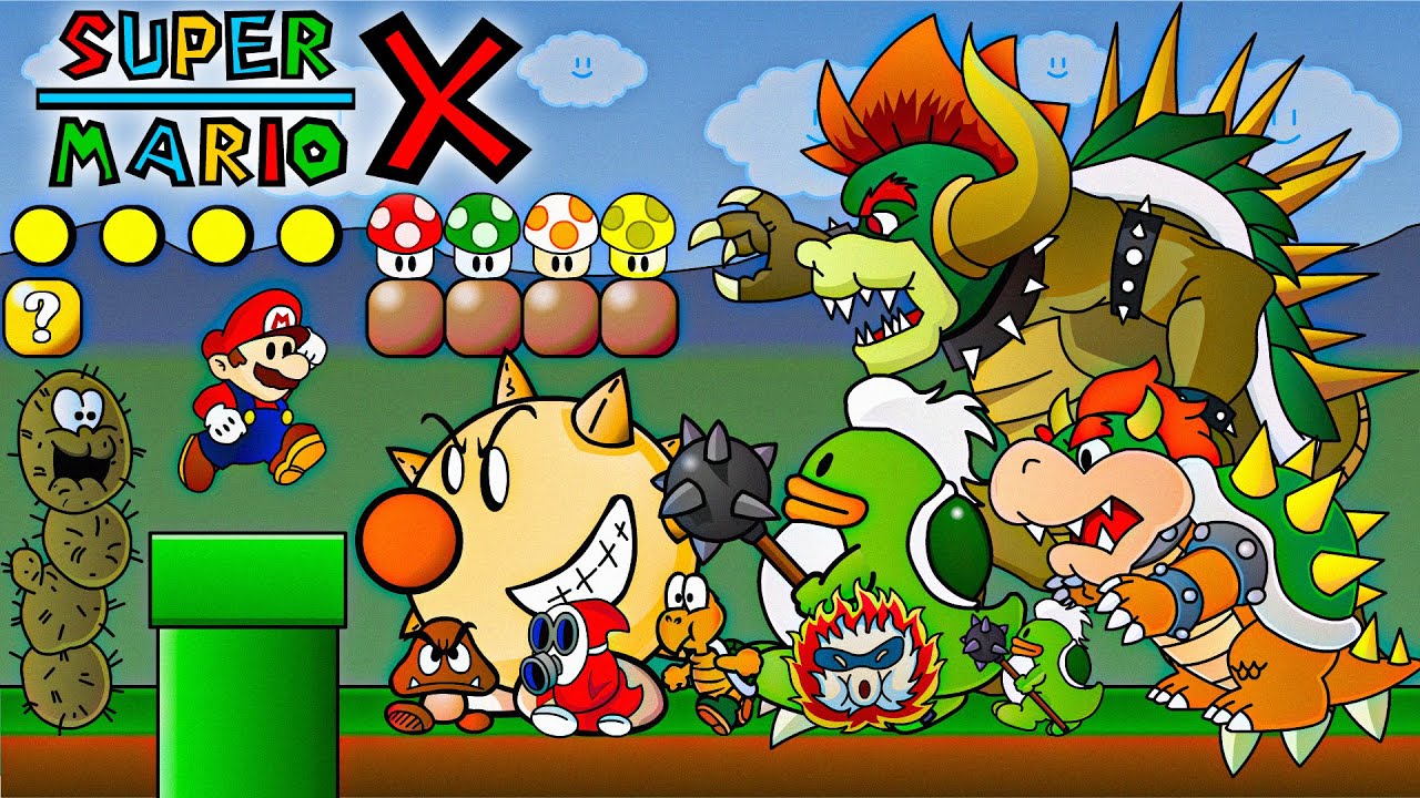 Super Mario X (Flash-Game) ~ Full Gameplay 4K! - YouTube