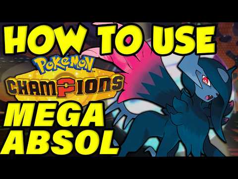 HOW TO USE MEGA ABSOL Z! Pokemon Champions Mega Absol Z Moveset Guide / Best Absol Z Builds