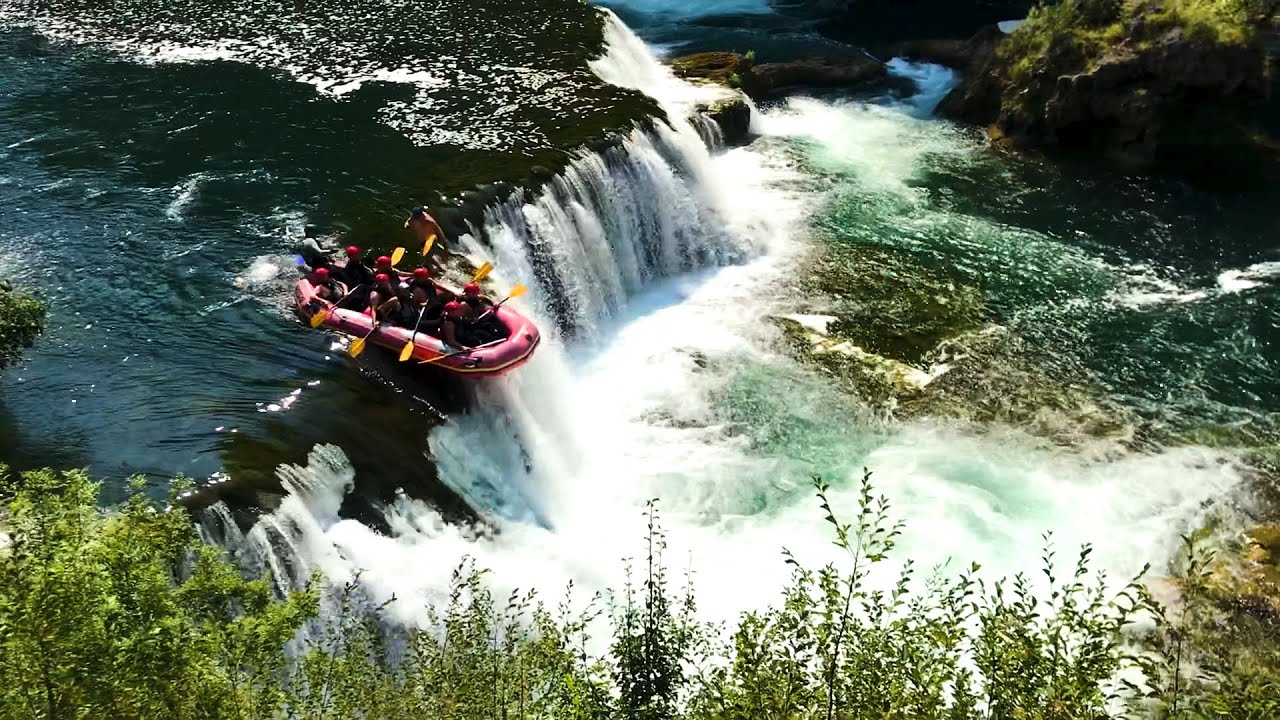 Bosnia rafting river Una Strbacki buk - YouTube
