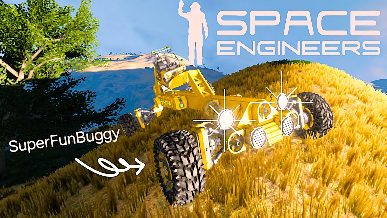 Space Engineers 2 will be coming very soon...Meantime in SE1 driving a car that climbs mountains ...