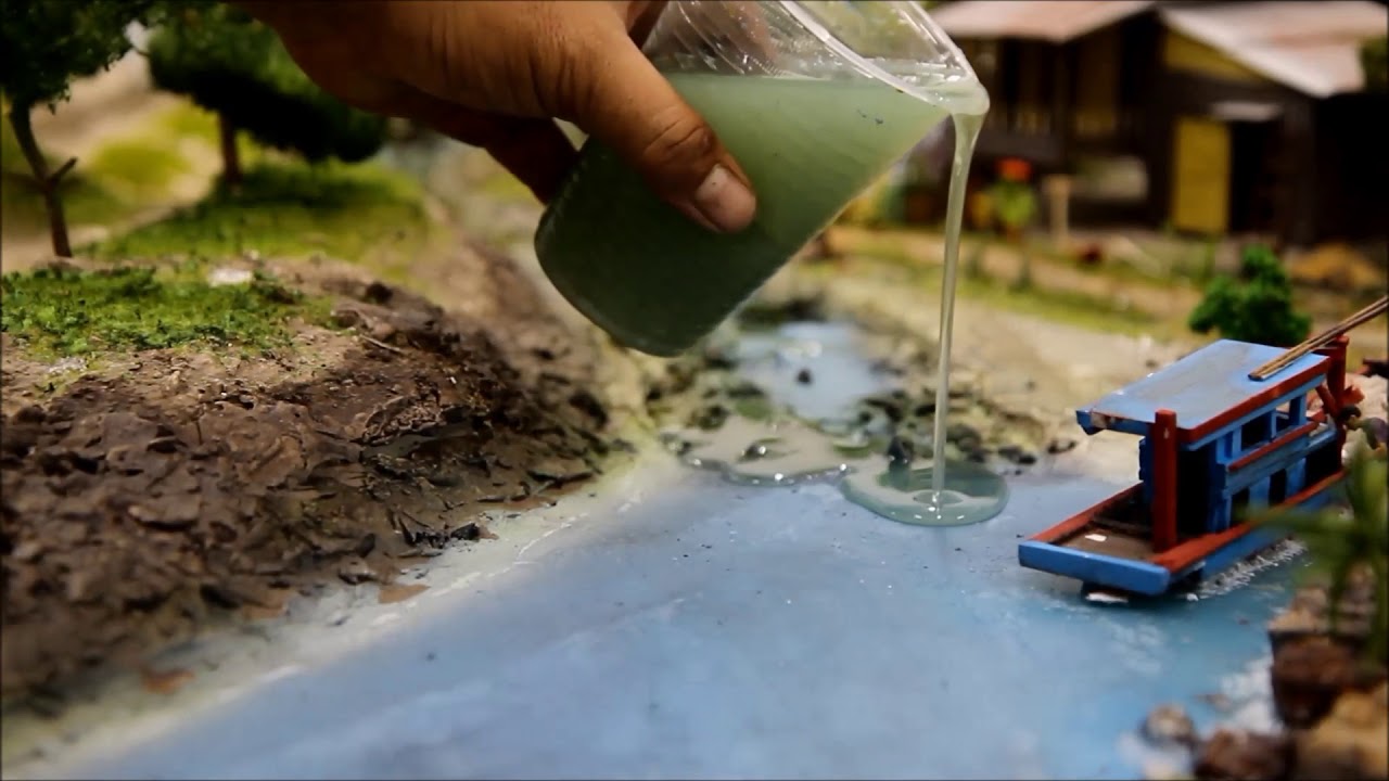 Making the river diorama scale 1/35 - YouTube