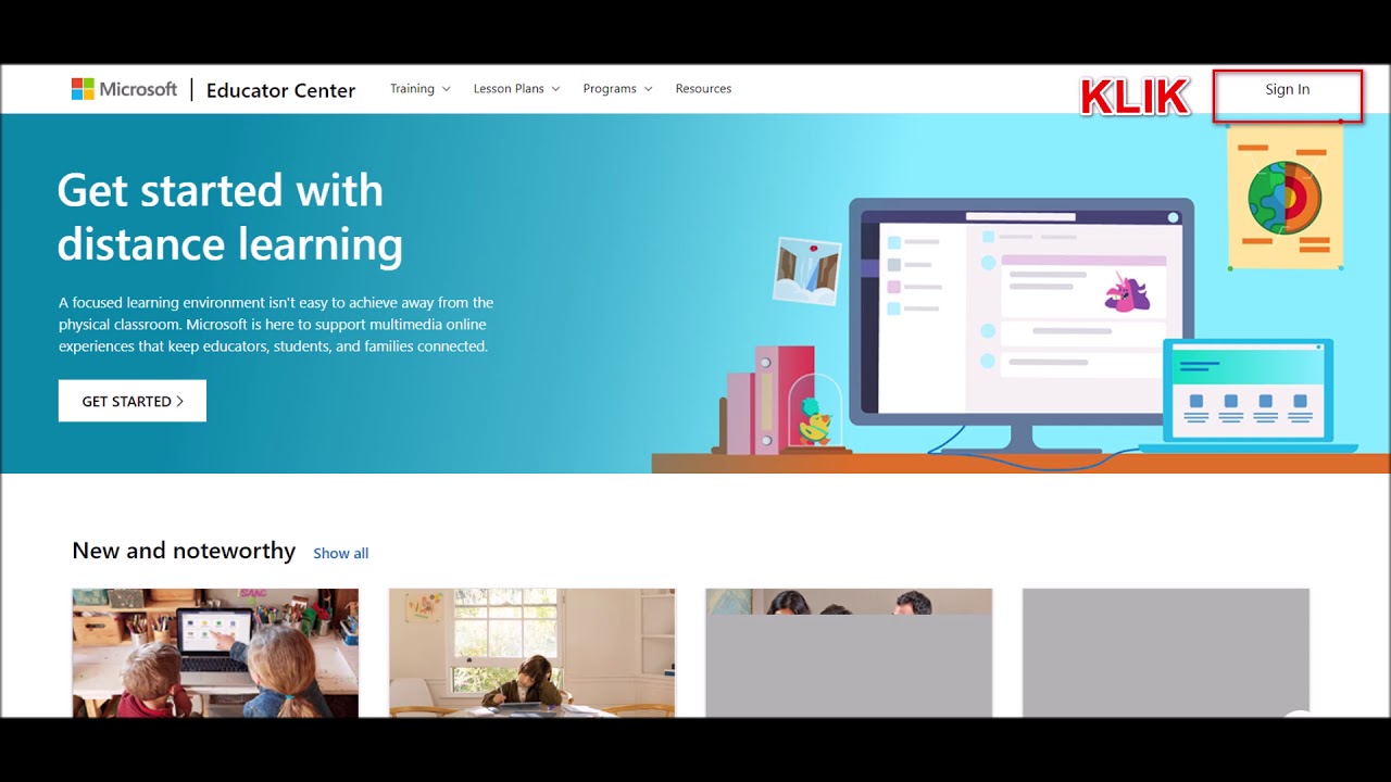 Login Microsoft Educator Center (MEC) - YouTube