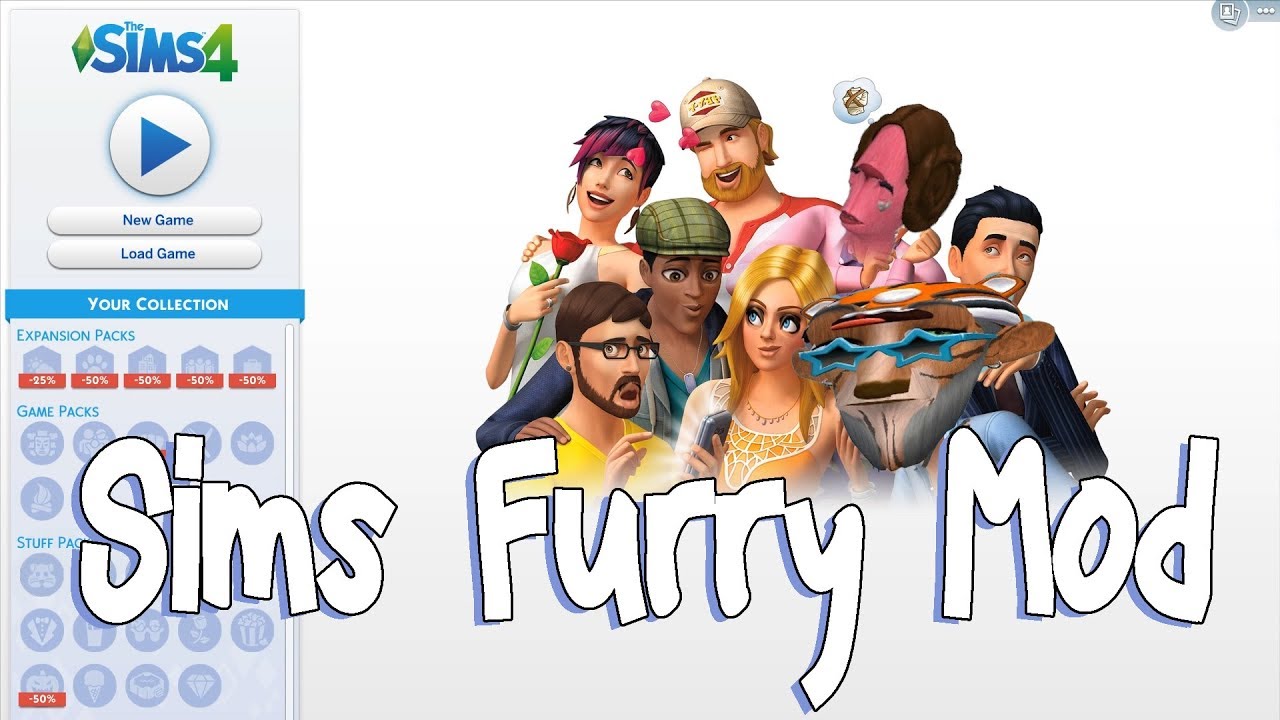 Furry Games: Furry Sims Mod Fail - Between 2 Foxes - YouTube
