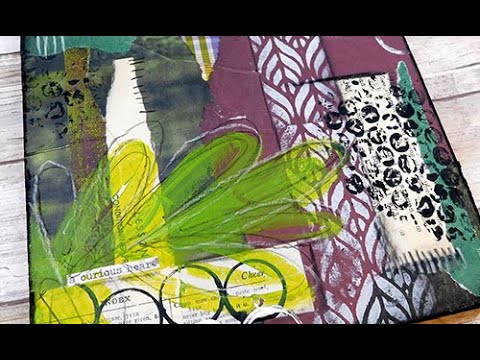 Quick mixed media inspiration 3 16 23 - YouTube