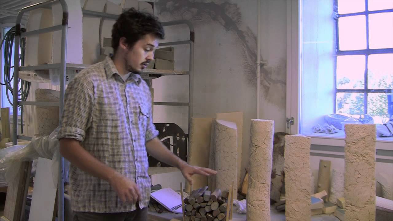 Matthew Raw's Ceramic Wood Pile.mov - YouTube