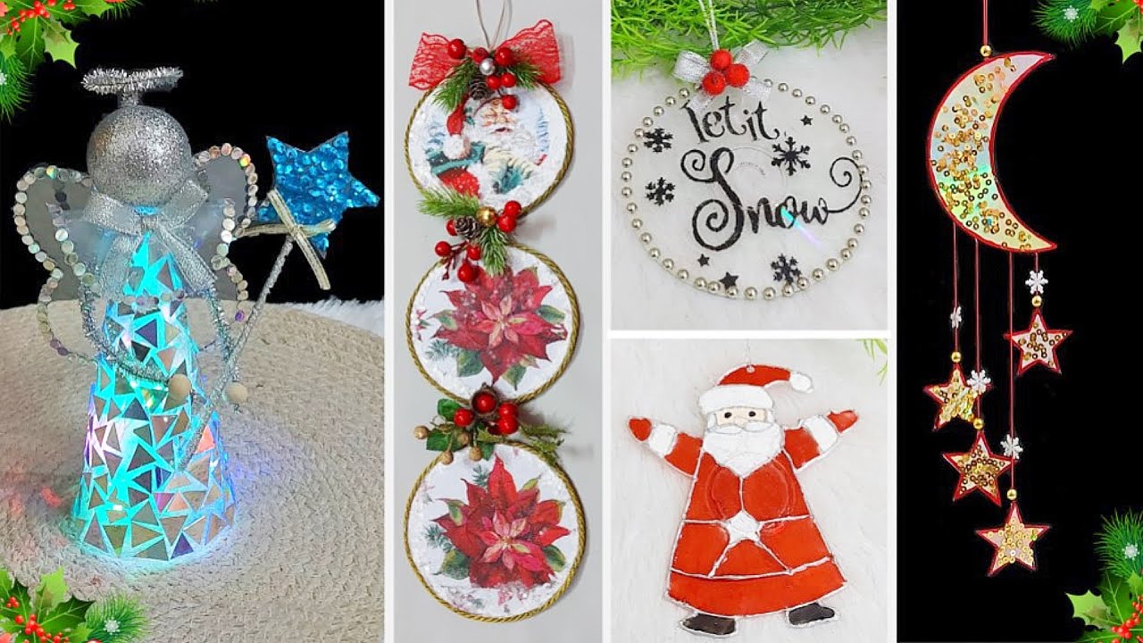 5 Economical Christmas Decoration idea with CD/DVD | DIY Affordable ...