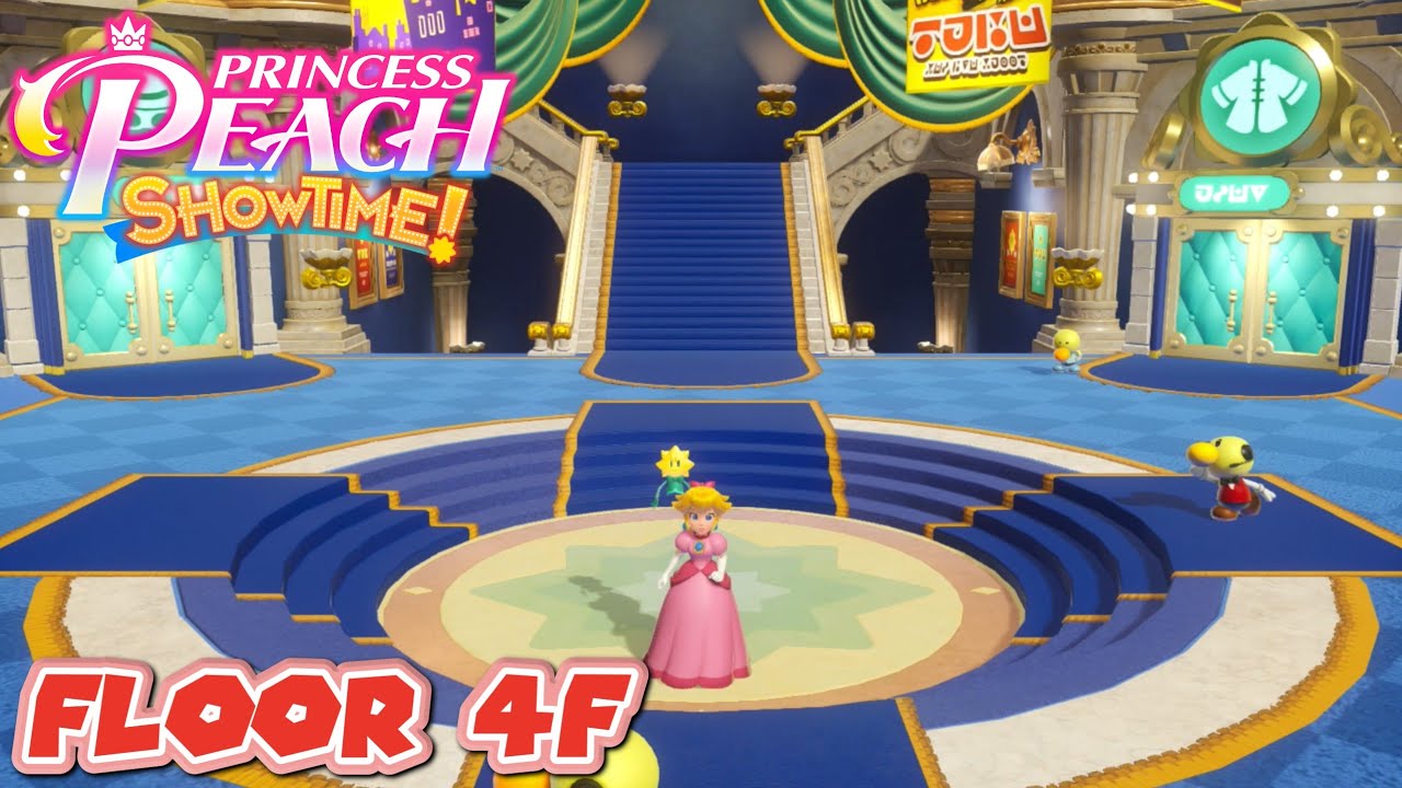 Princess Peach: Showtime! - Floor 4F - 100% Walkthrough (All Sparkle ...