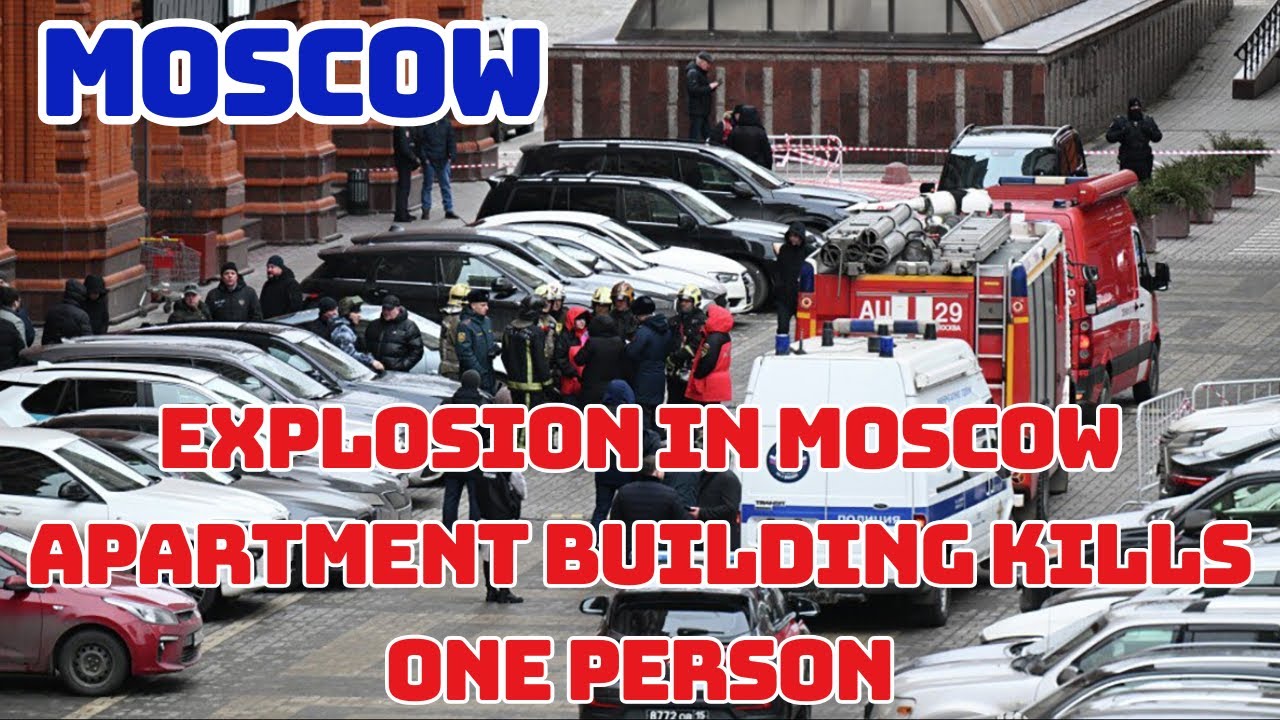 Explosion in Moscow apartment building kills one person - YouTube