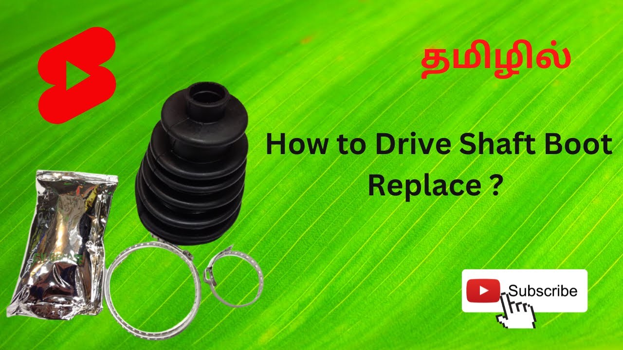 How to Drive Shaft Boot Replace ? @Chief.Mech.Tamil. - YouTube