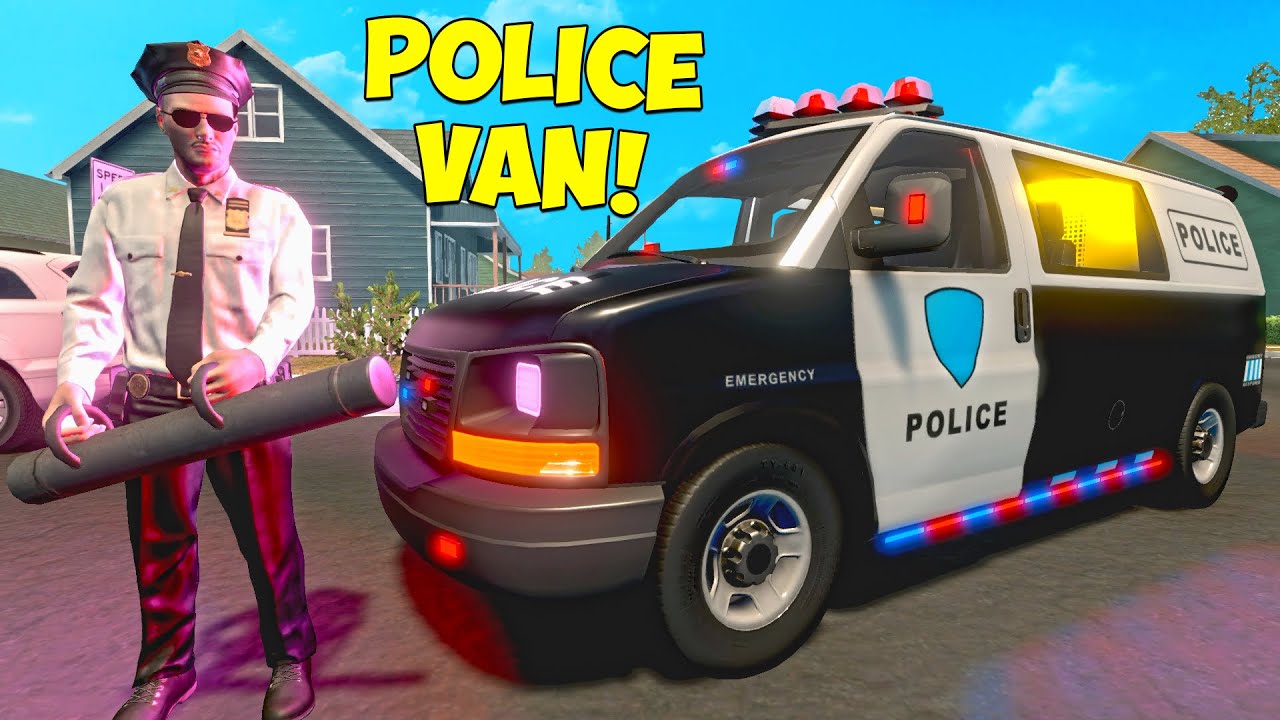 OVERPOWERED POLICE VAN - FL POLICE FLASHING LIGHTS GAME - YouTube