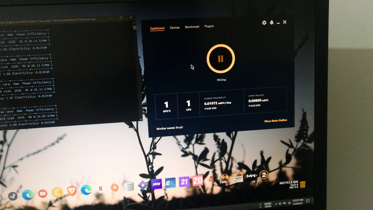 Minning ON ALIENWARE GTX 980M 8GB - YouTube