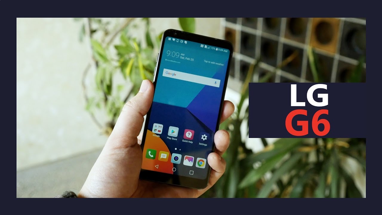 LG G6 - Hands-on with the all screen flagship - YouTube