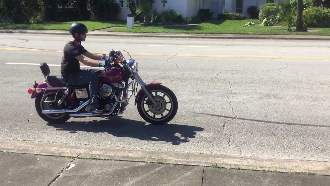 1993 Harley Davidson Dyna Low Rider FXDL (pink) 2453 Fallen Cycles ...