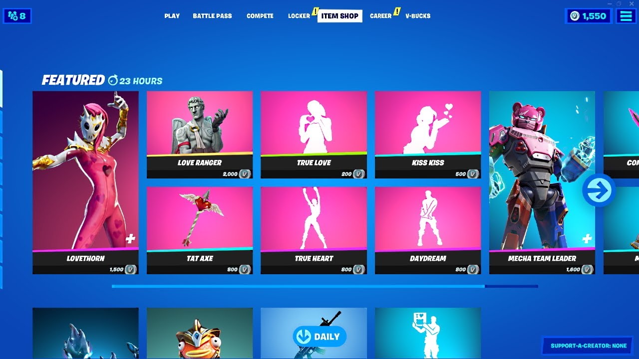 Fortnite Lovethorn & Love Ranger Skins Back In Itemshop - Fortnite ...