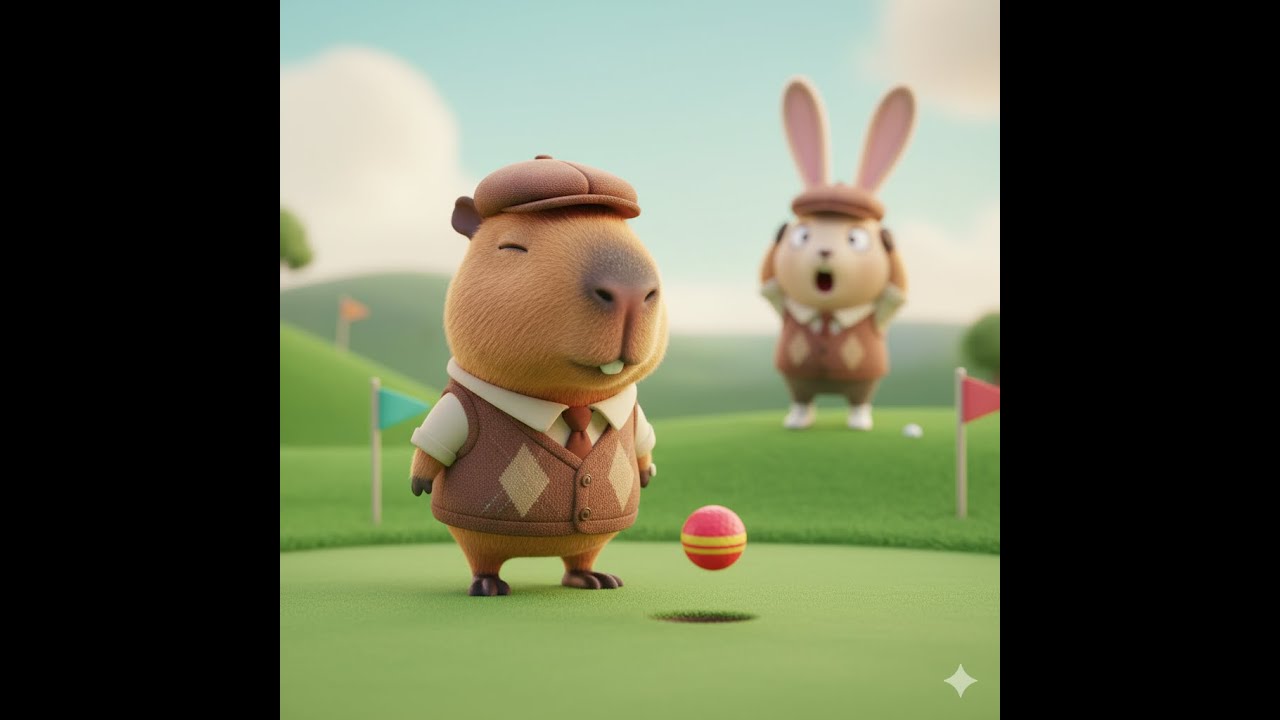 Capybara Chibi Cú Đánh Golf 'Chill' Nhất Thế Giới! Luôn Hole in one ...