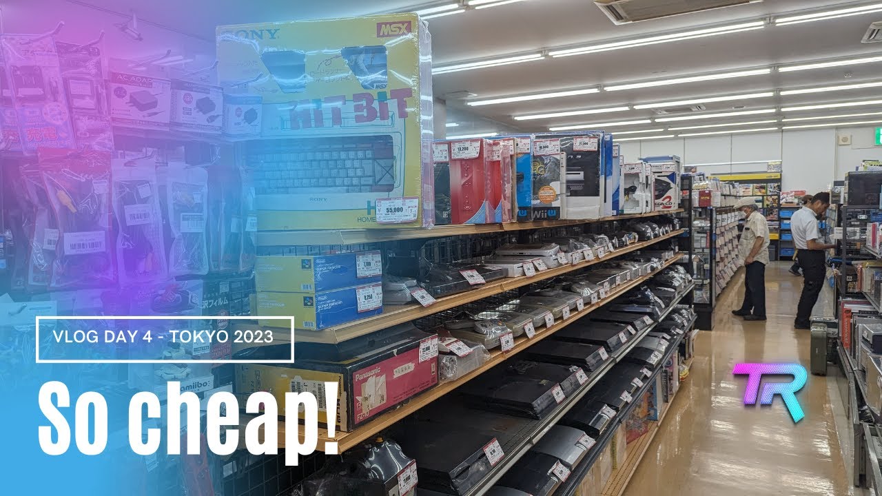 Day 5 A PS3 and PS1 Dream store? Very Cheap Consoles in Japan VLOG Part ...