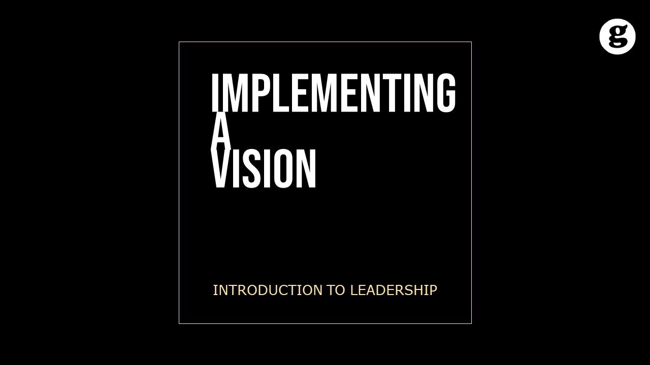 Implementing a Vision - YouTube