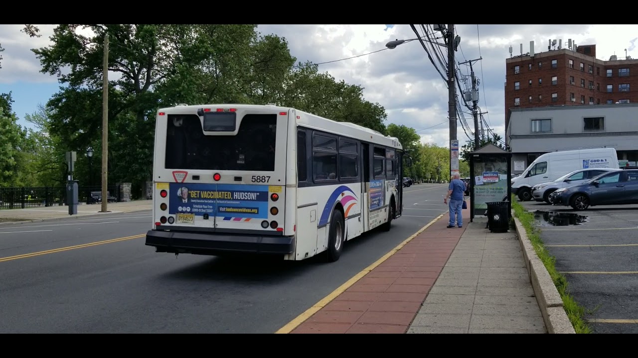 NJ Transit 84 Journal Sq via Bergenline 5⃣8⃣8⃣7⃣ - YouTube