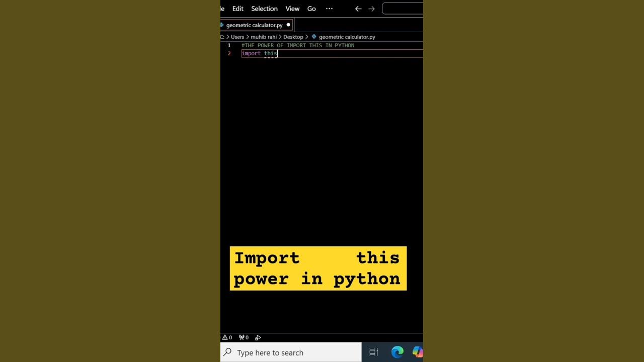Import this power in python __ poem in python __ run import this in python for informative poem ...