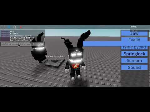 Morph Problem (Roblox) part 1, Shadow Springtrap - YouTube