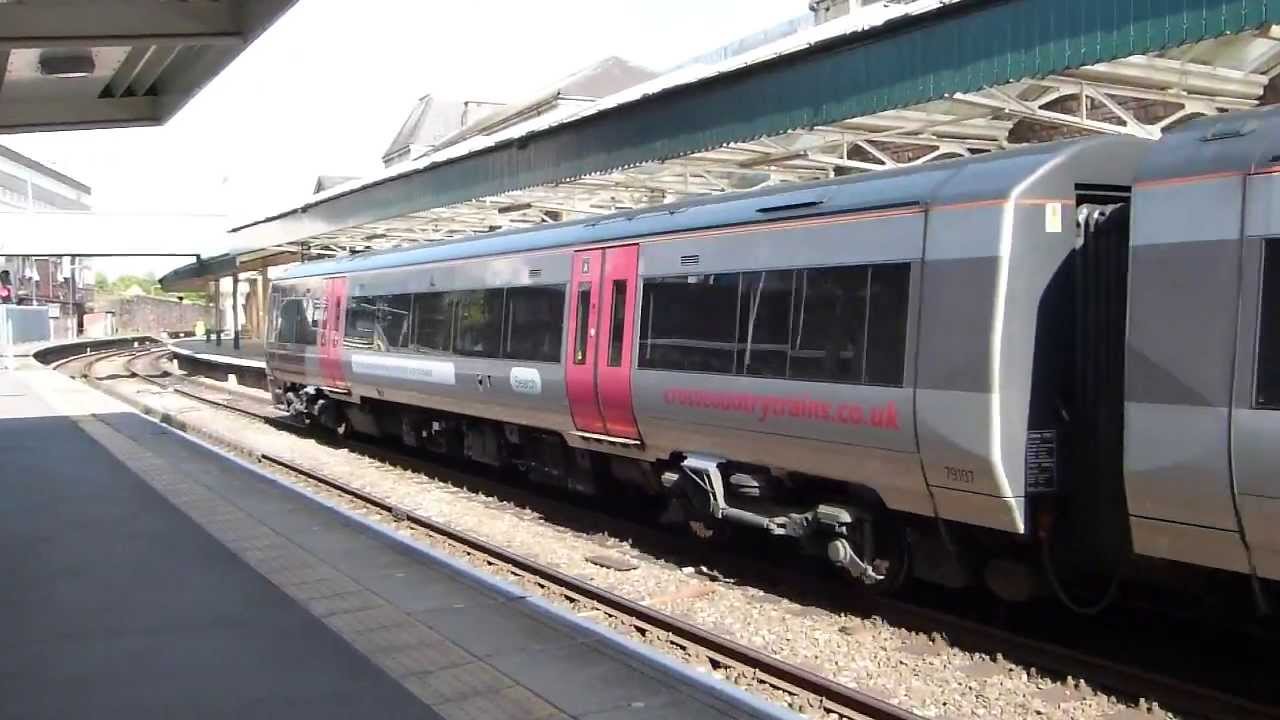 Cross Country Class 170 No 170107 leaving Newport Station. - YouTube