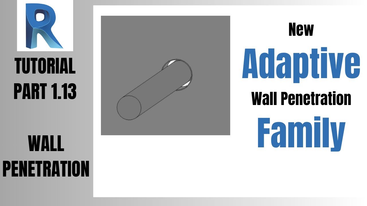 How to Create an Adaptive Piping Wall Penetration Family in Autodesk ...