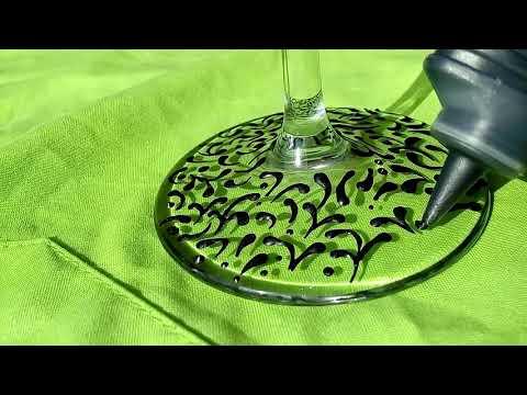 2.video Gelin damat kadeh susleme. Nişan dugun bardagi susleme. Kadeh bardak boyama.