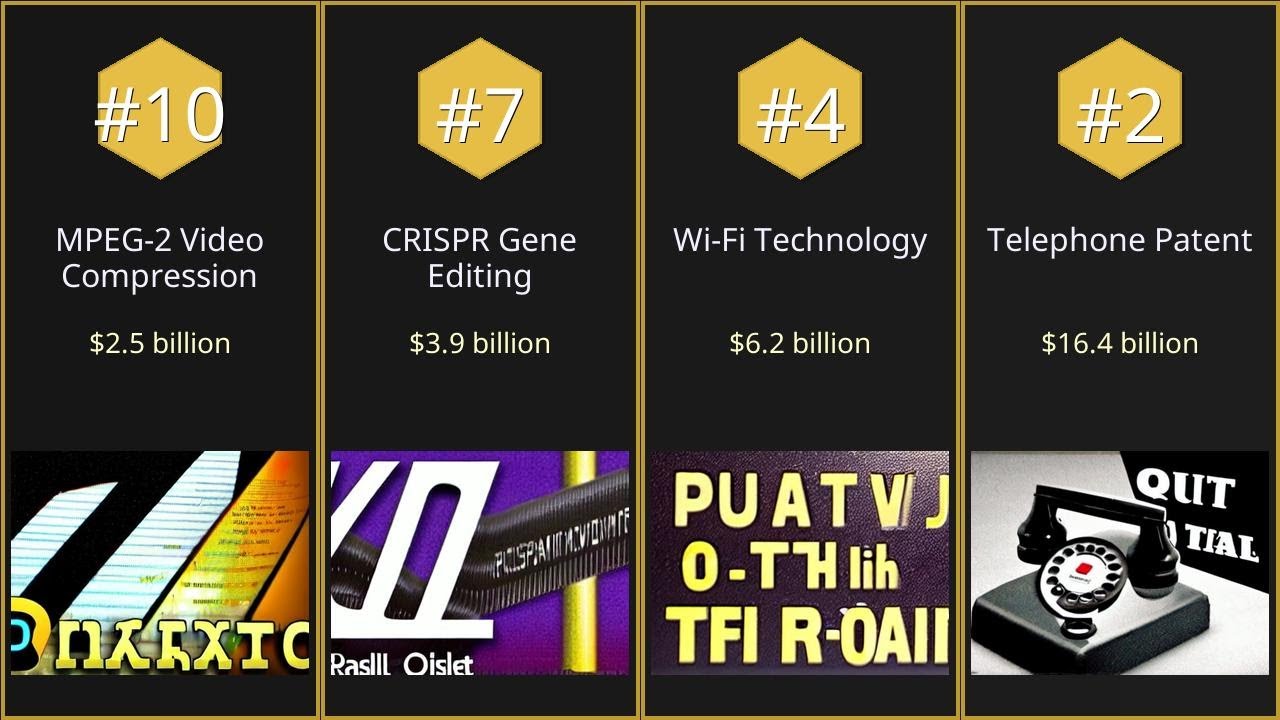 【Top 10】Most valuable patents by licensing revenue【Searched in 2025 ...