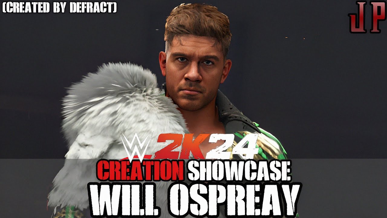 WWE 2K24 Creation Showcase: Will Ospreay | (Created by Defract) - YouTube
