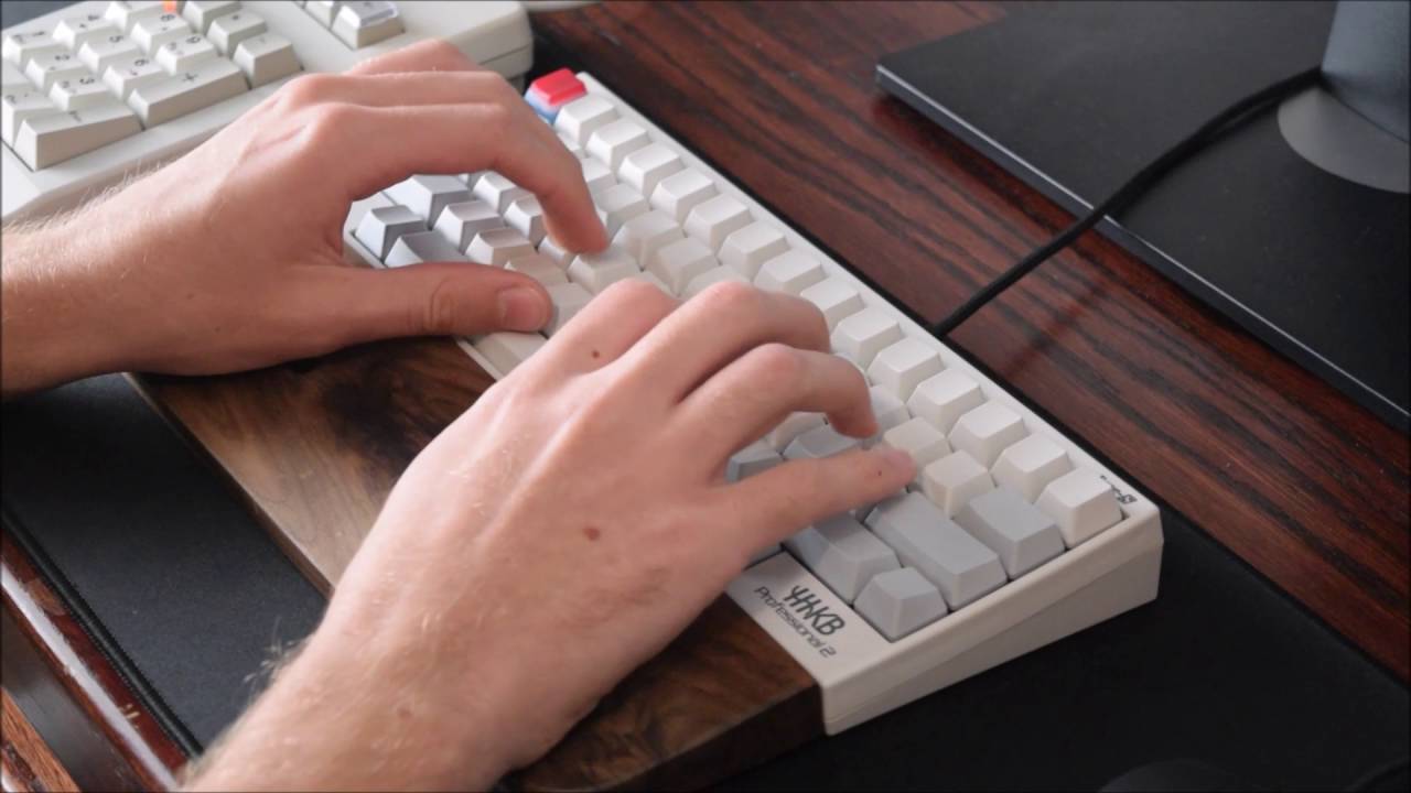 Happy Hacking Keyboard Type-S Typing Video - YouTube