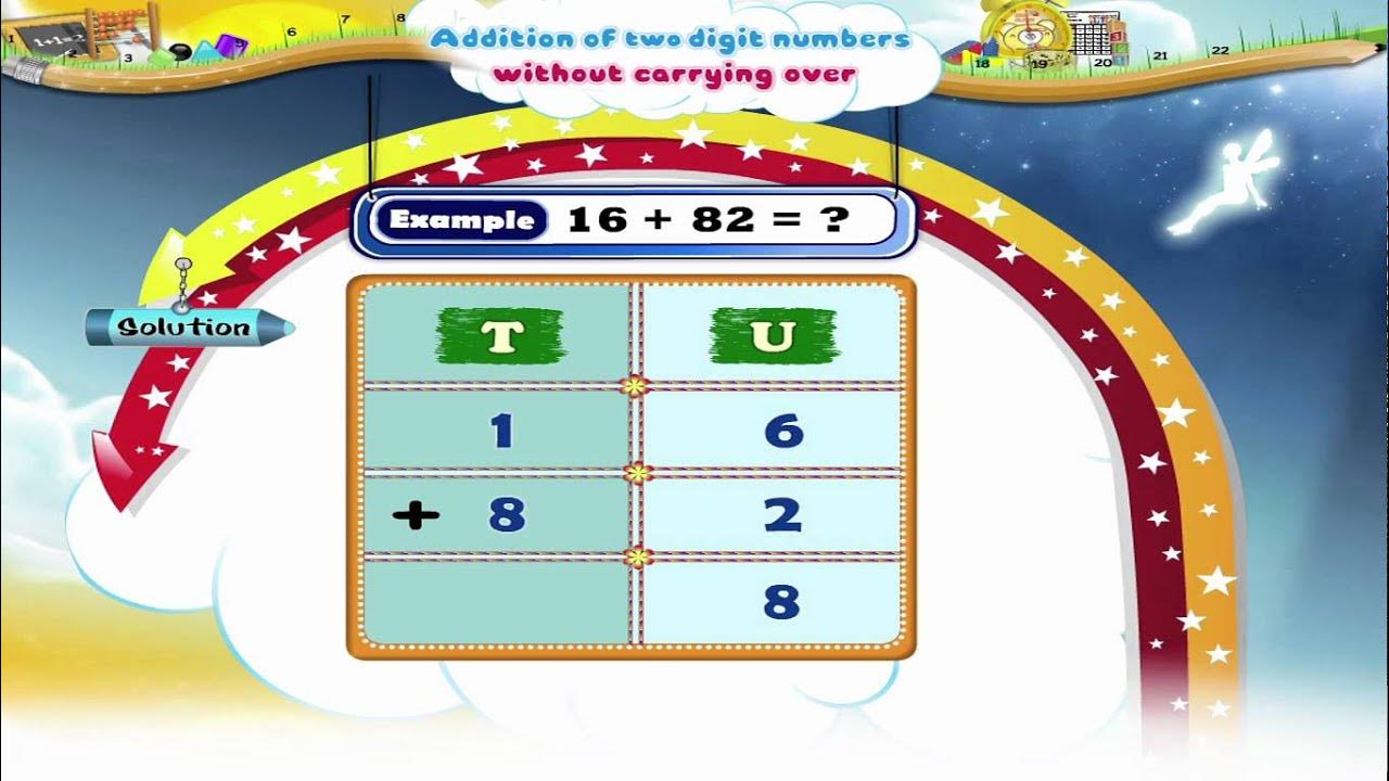 Learn Grade 2 - Maths - Addition Of Two Digit Number - YouTube