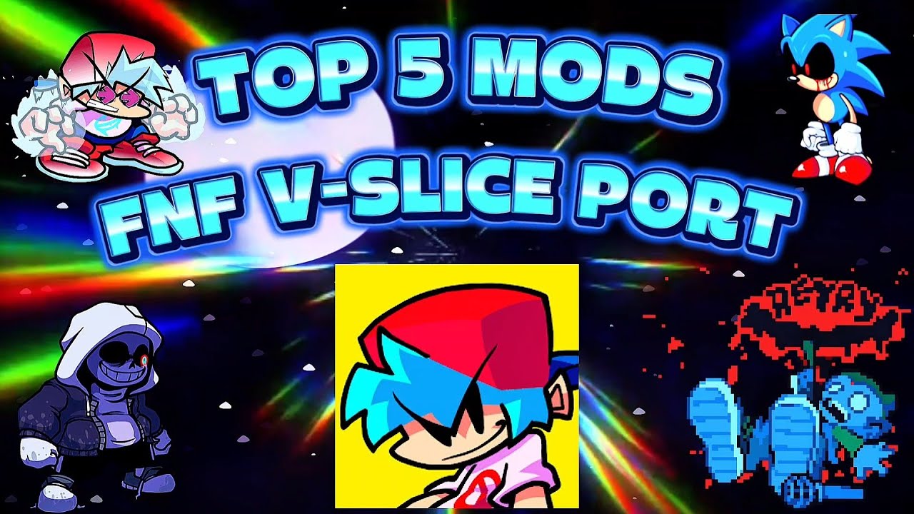 🔥(FNF MOD)🔥TOP 5 MODS EPICOS DE FRIDAY NIGHT FUNKIN' MOBILE [V-SLICE ...