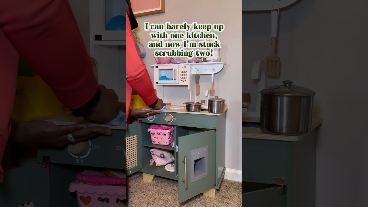 One Kitchen Was Hard Enough… Now I’m Stuck Cleaning Two! 😂 #Shorts ...