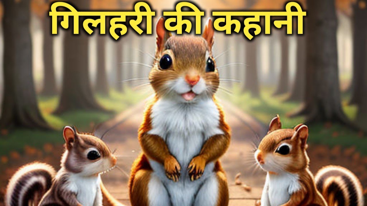 गिलहरी की कहानी | Gilhari Ki Kahani || Hindi moral story #hindistories ...