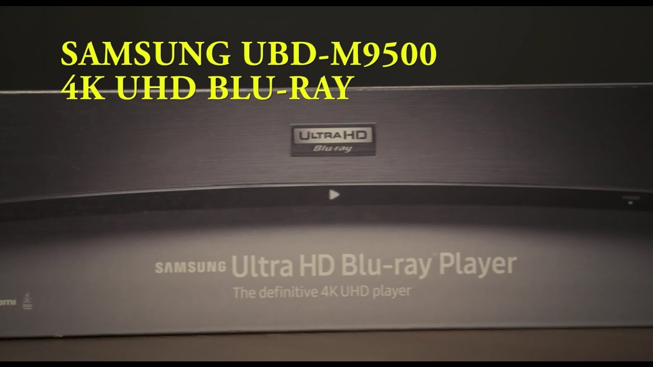 Samsung UBD-M9500 Unboxing | Review - YouTube