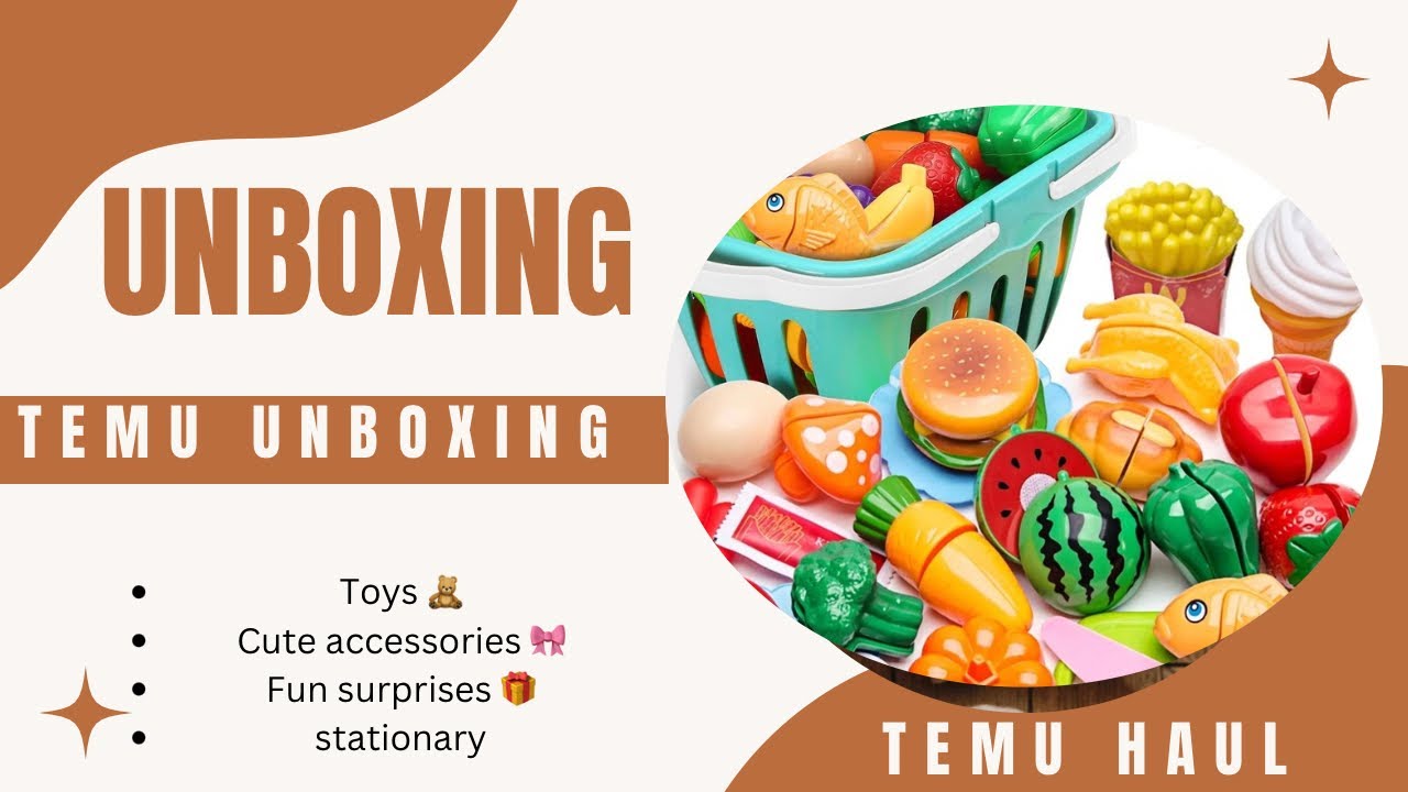Temu Unboxing Haul | Cute & Affordable Finds for Kids | I cant believe ...