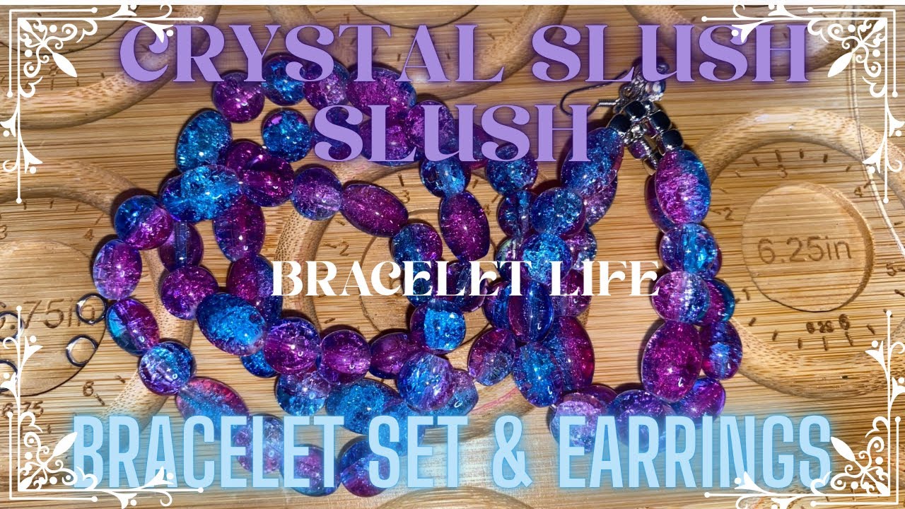 How To Make Crystal Slush Jewelry { Bracelets & Earrings} - YouTube