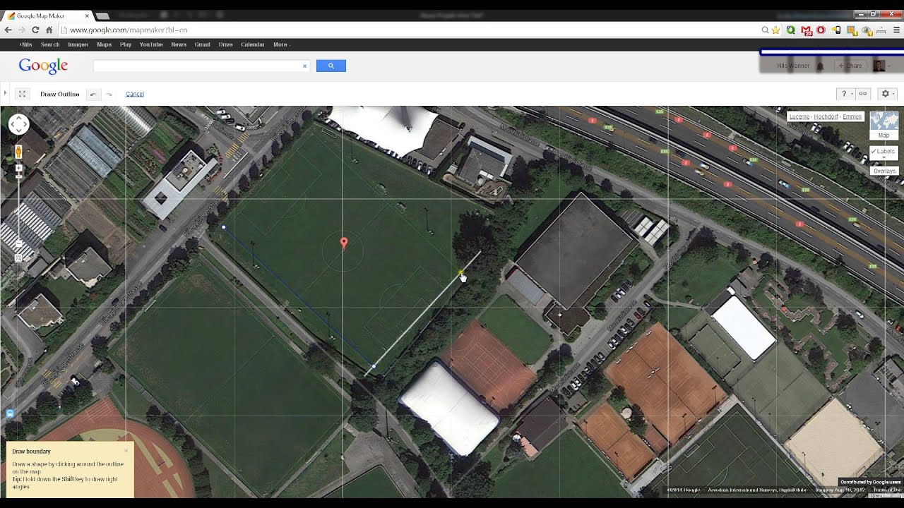Google Mapmaker (Google Maps) Easy Toturial/ ---Add Soccer field--- / Tutorial Nr.9 - YouTube